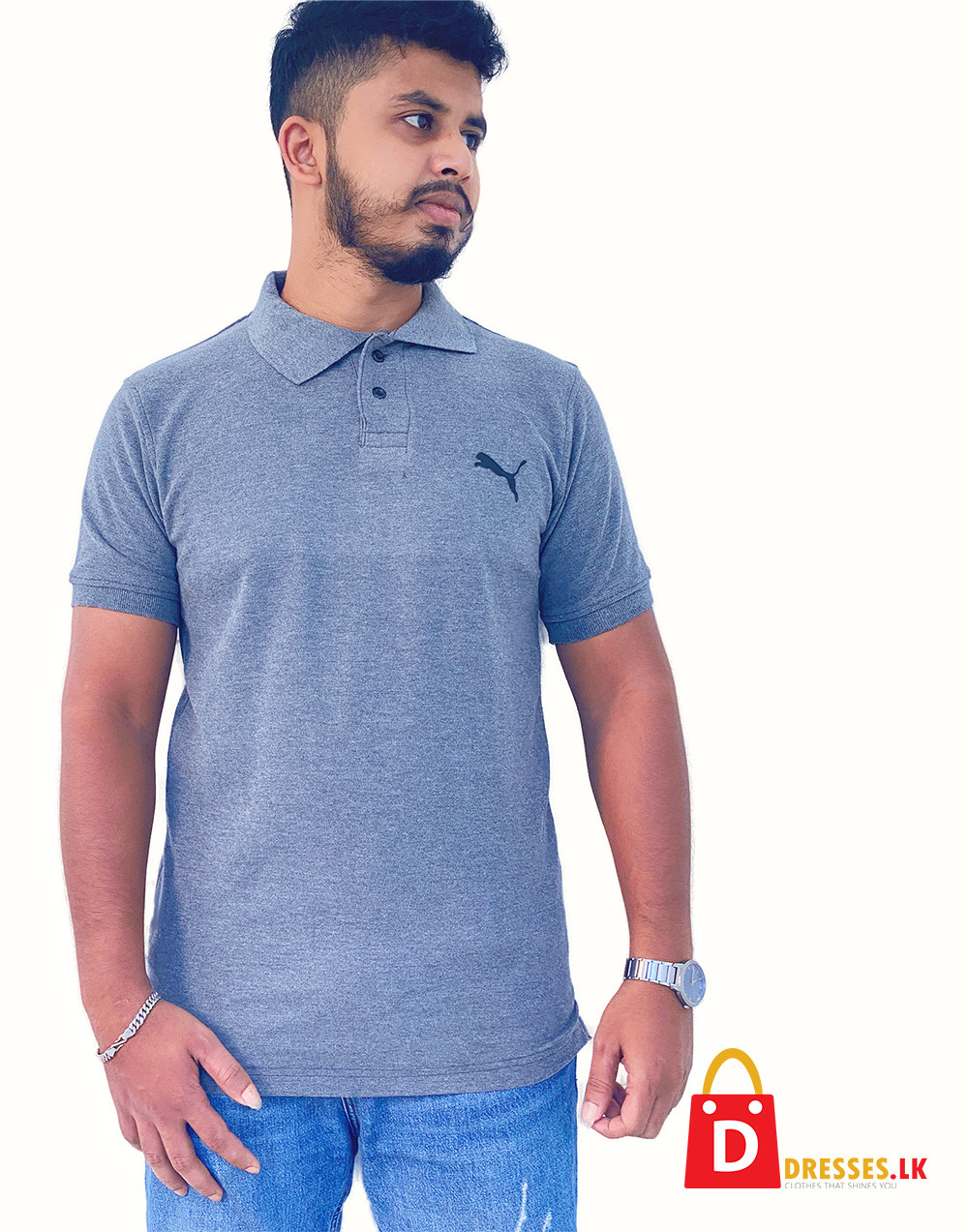 MENSTER MENS CASUAL PUMA T-SHIRT