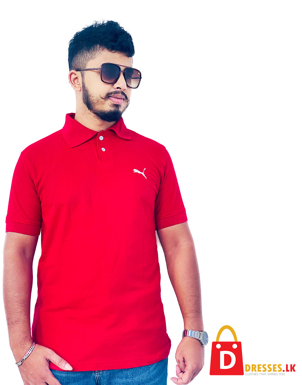 MENSTER MENS CASUAL PUMA T-SHIRT